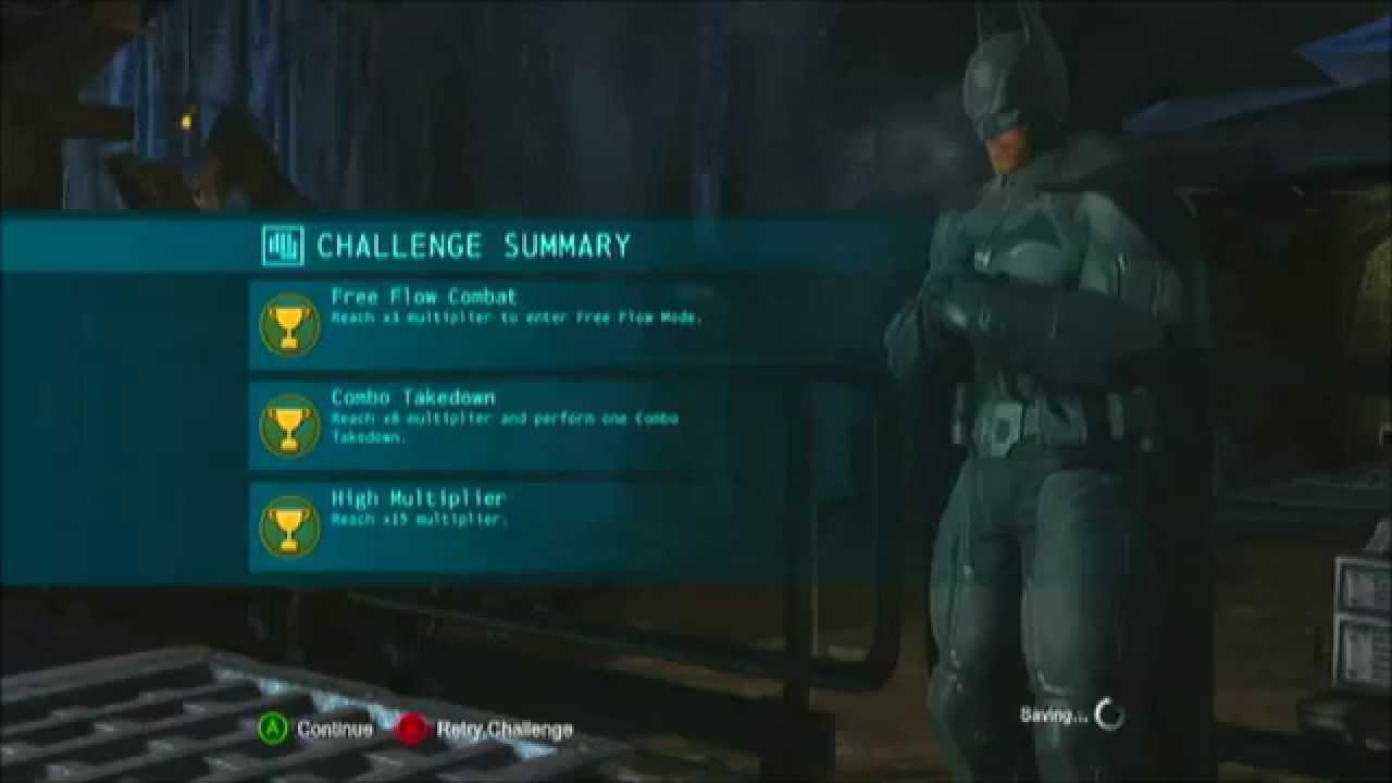Batman Arkham Origins combat training - YouTube