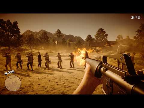 Ending of RDR1 if John had a modern rifle