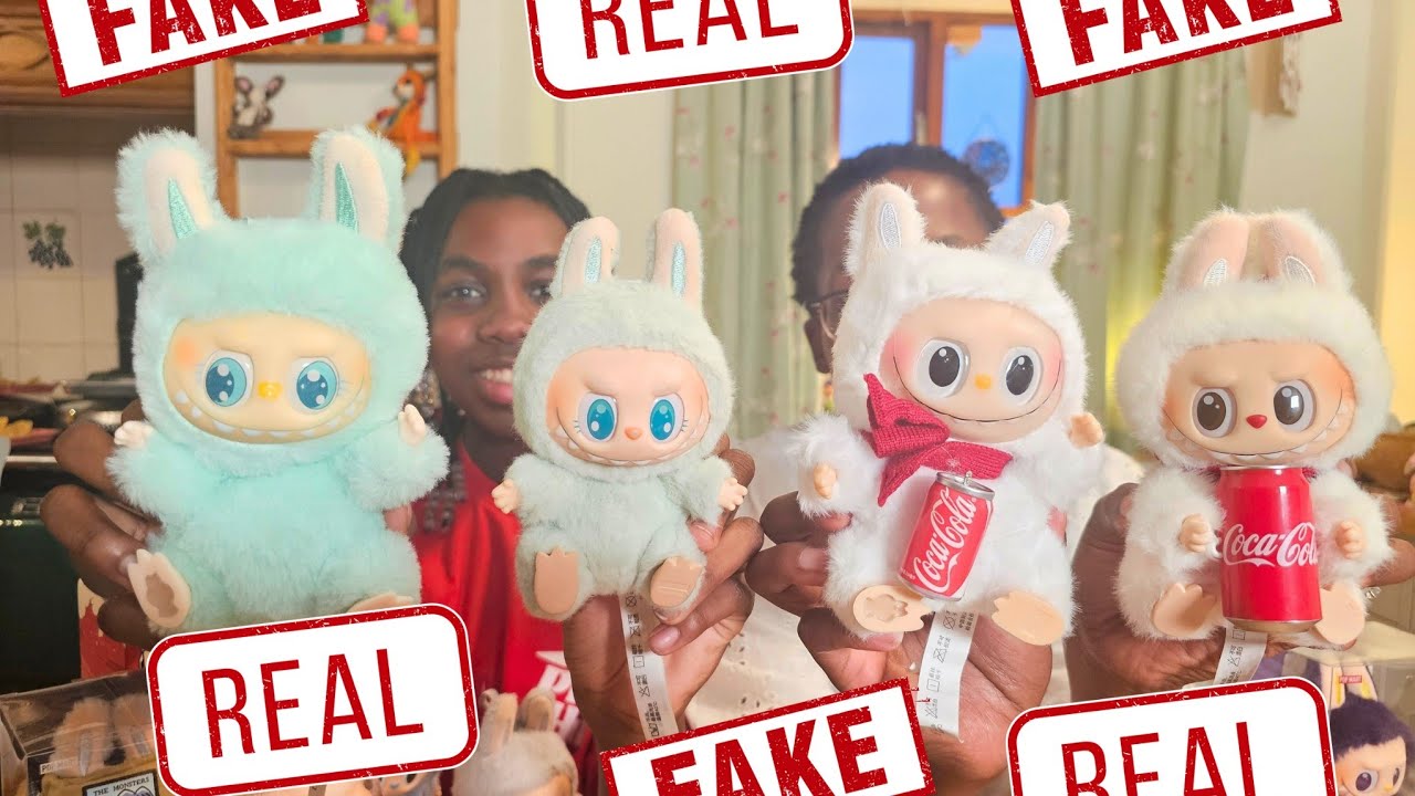 Real vs. Fake Labubu #labubu #lafufu - YouTube