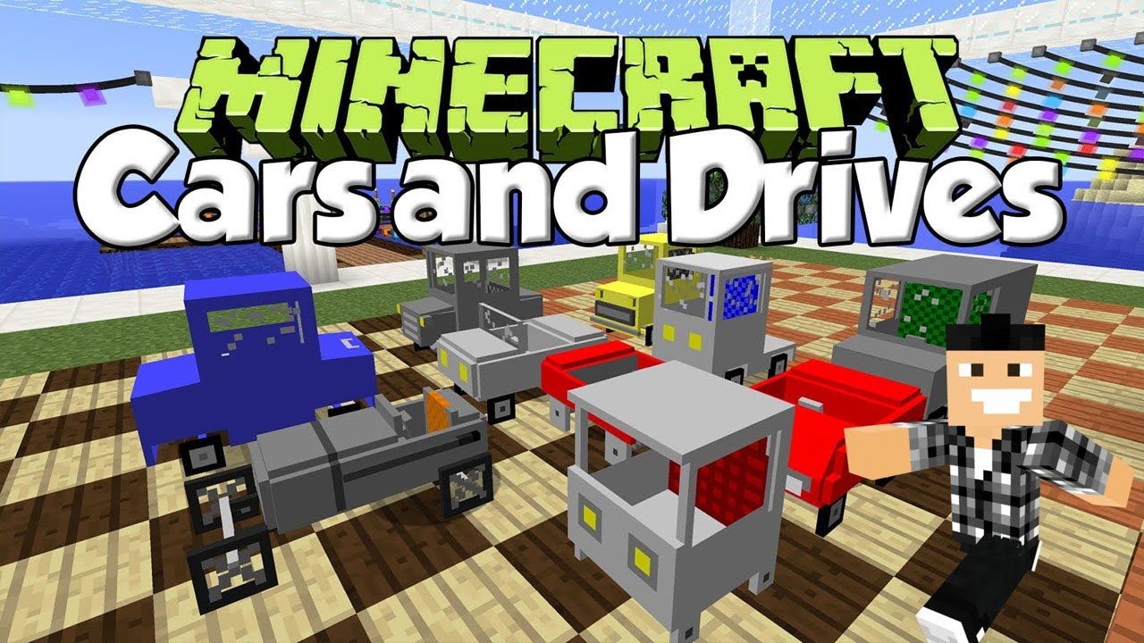 Mod Showcase Cars and Drives Mod minecraft - YouTube