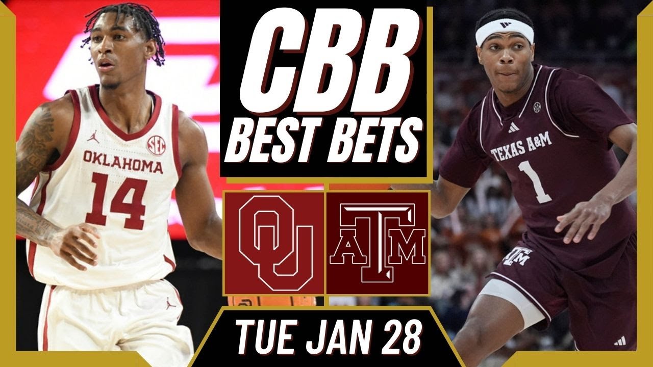 Free CBB Picks Today | OKLAHOMA vs TEXAS A&M (1/28/25) NCAA Basketball Picks and Predictions ...