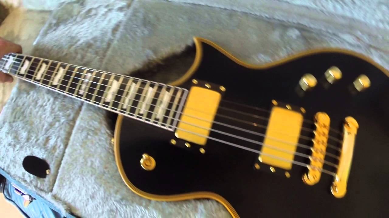 ESP ECLIPSE VB DB VINTAGE BLACK REVIEW - YouTube