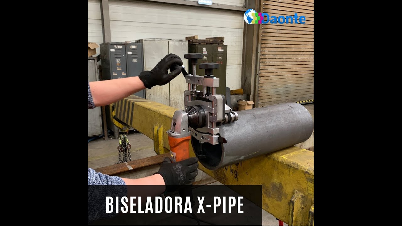 Biseladora X-Pipe. Para diámetros desde 3,75" en adelante - YouTube