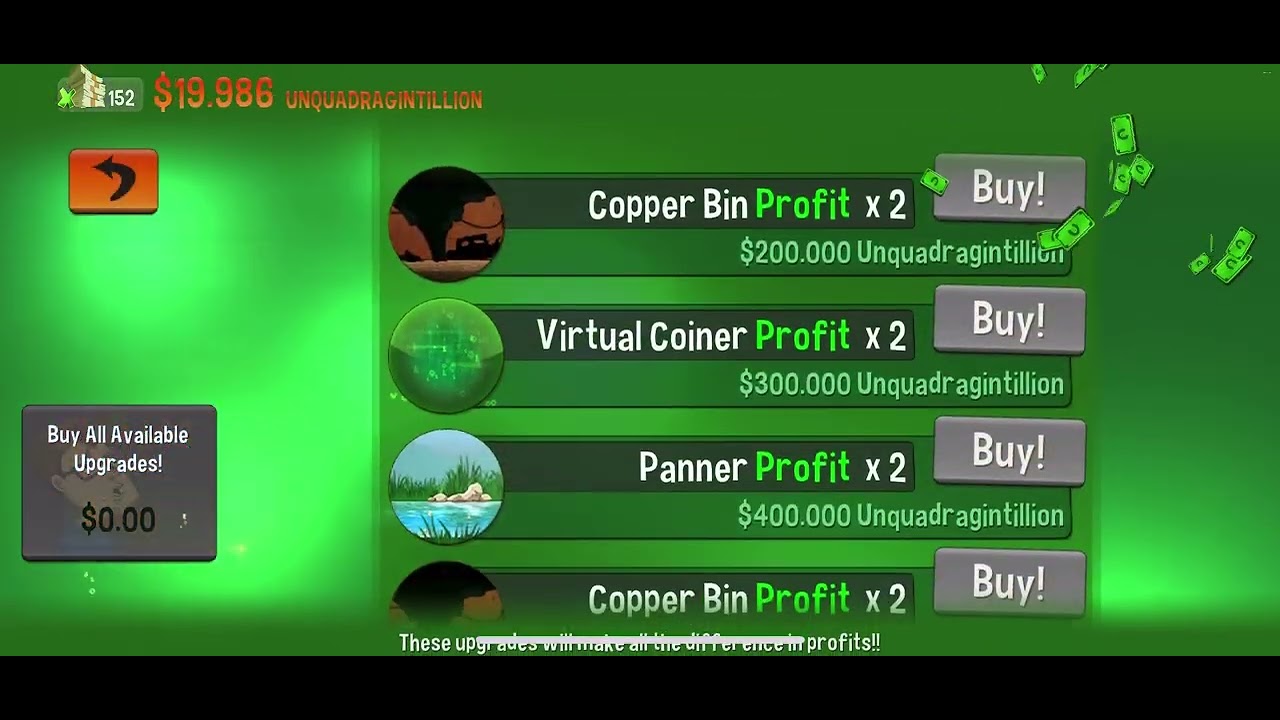 Claim Addiction GamePlay #33: ~x1.2 Novendecillion Profit Multiplier ...