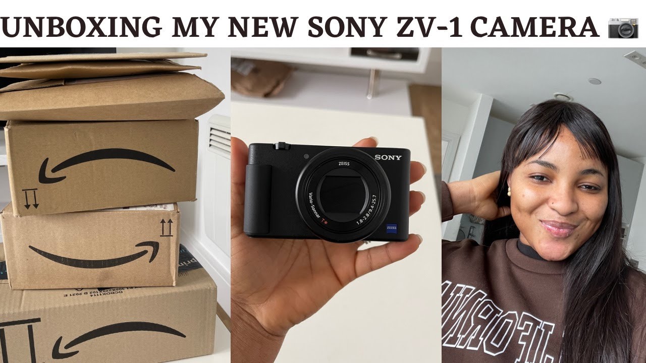 UNBOX MY NEW SONY ZV-1 VLOGGING CAMERA 📷 WITH ME FT. OTHER ACCESSORIES ...