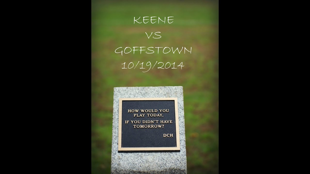Keene Knights vs Goffstown Screaming Eagles 10-19-14 - YouTube