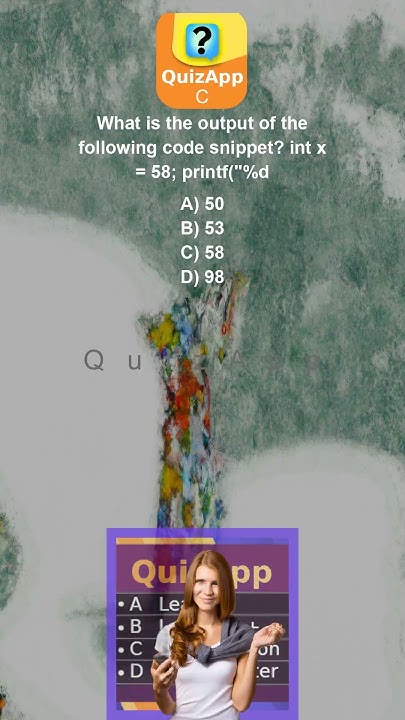 C What is the output of the following code snippet int x 58 printfd - YouTube