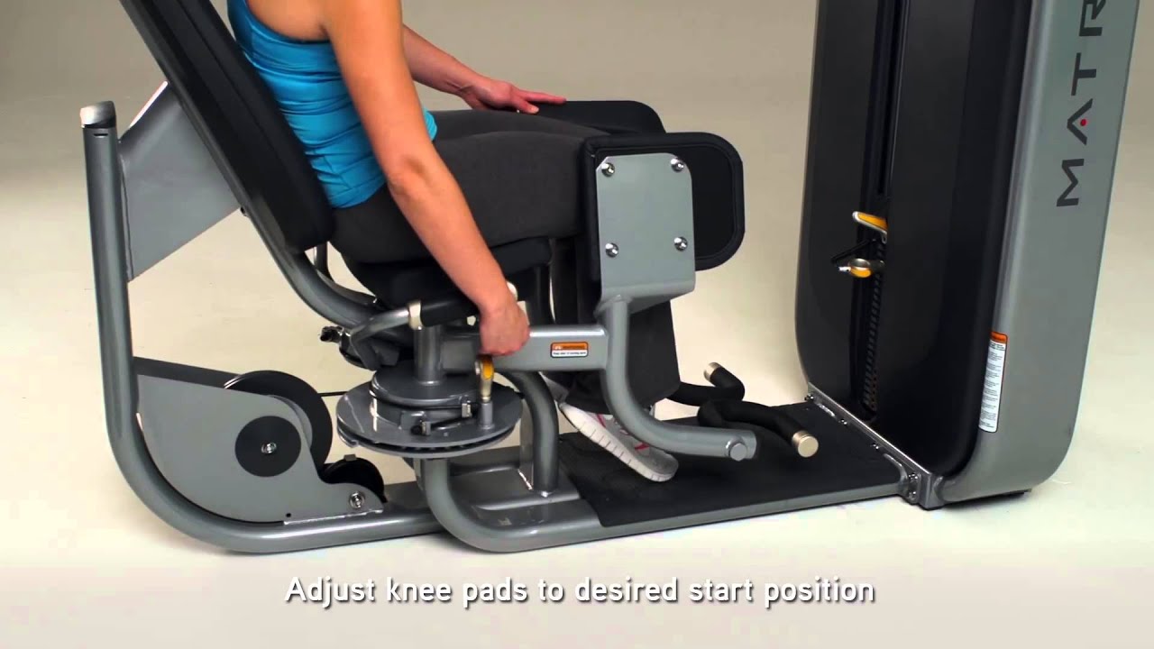 Matrix Fitness: Ultra Hip Abductor Setup & Movements - YouTube