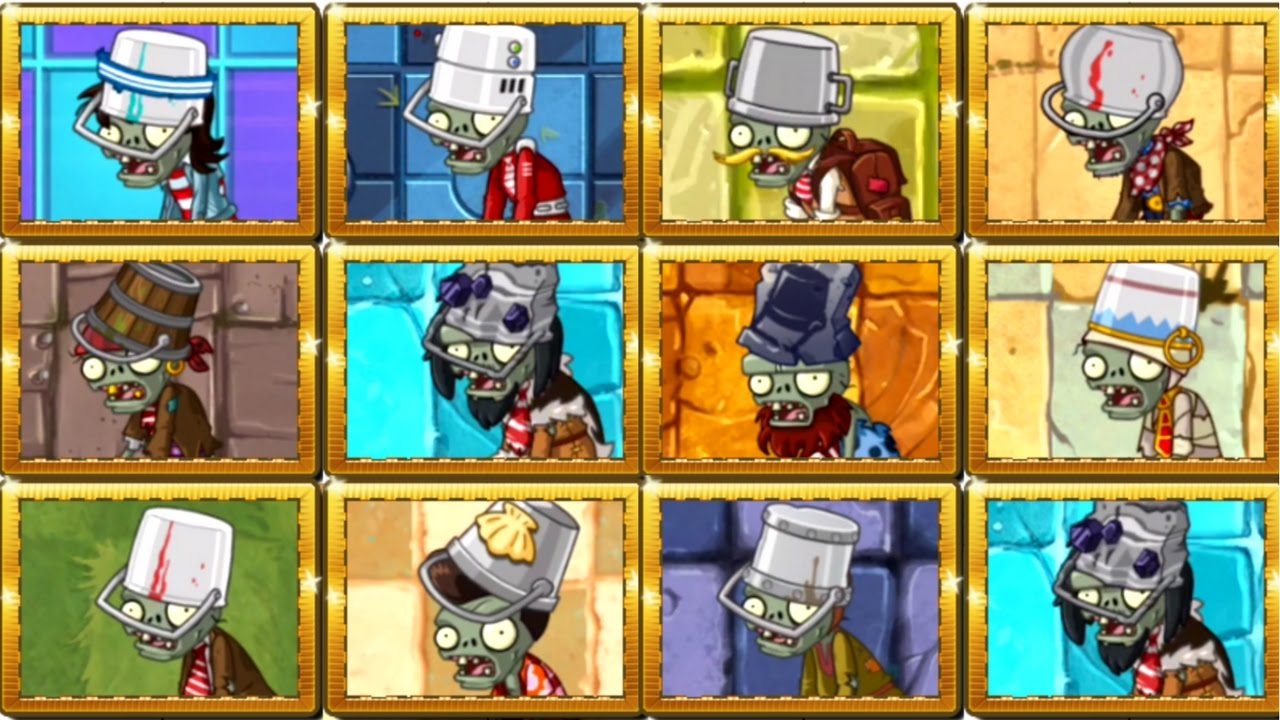 Plants Vs Zombies Buckethead Zombie