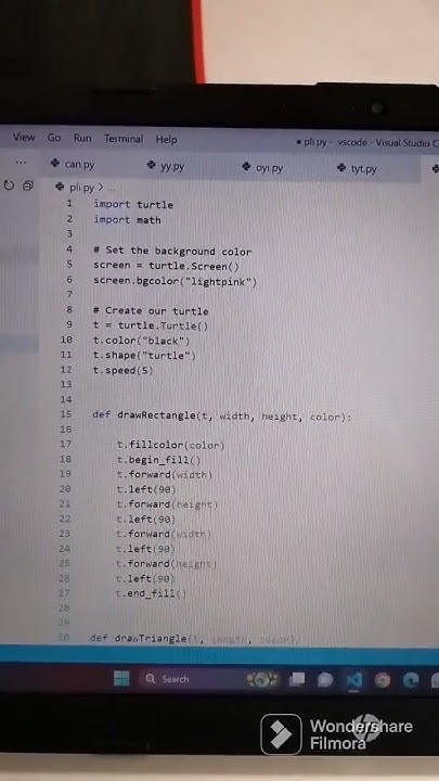 Create a beautiful Hut 🛖🛖 using python..#coding #programming #python #pythonprogramming - YouTube