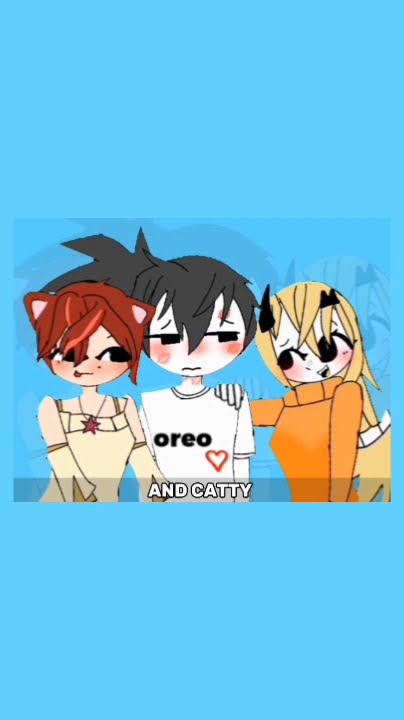 THREE WAY KISS💋|ft:catty, clara, xander #gacha #fypppp #gachaclub #edit ...