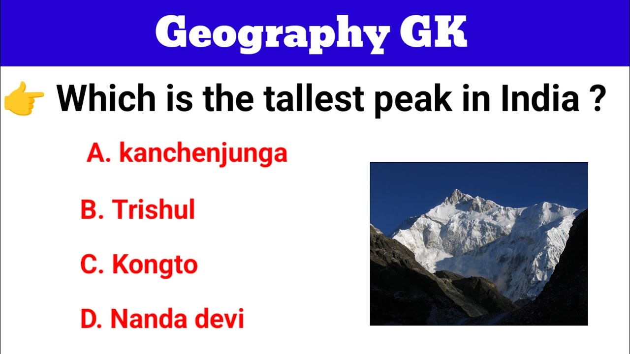 Top 15 geography GK | world geography GK questions and answers| Indian ...