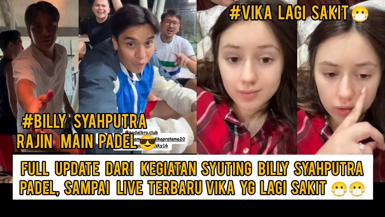 Full kegiatan Billy syahputra Vika terbaru, syuting maen padel, live ...