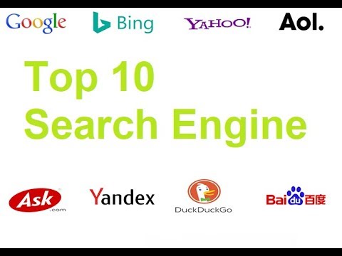 Top 10 Search Engine in the World - YouTube