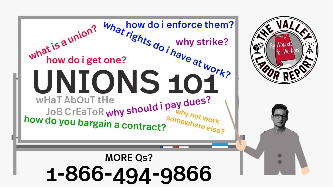 UNIONS 101: OPEN LINE SATURDAY - TVLR 7/31/2021 - YouTube