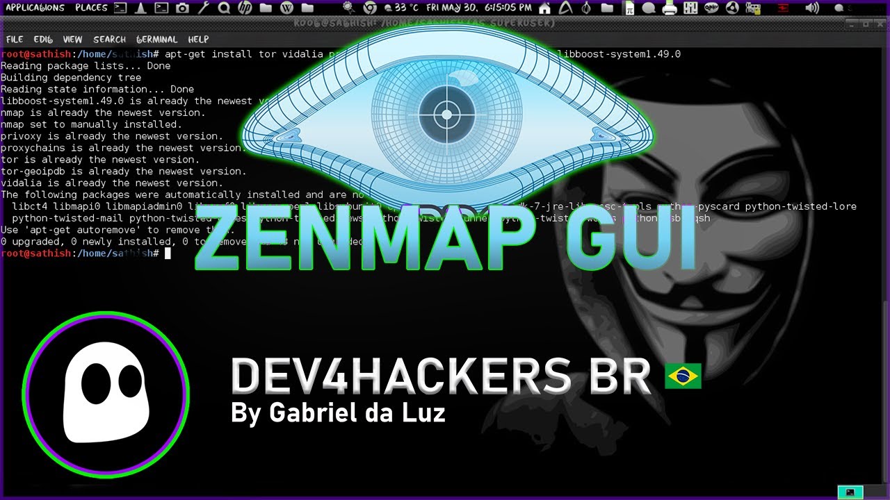 Escaneando Rede Local com Nmap - Zenmap GUI - YouTube
