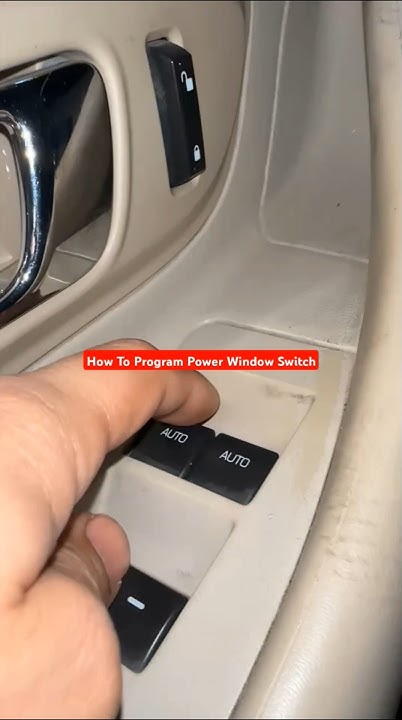 How To Reset Power Wundow Switch Easy #shortvideo - YouTube