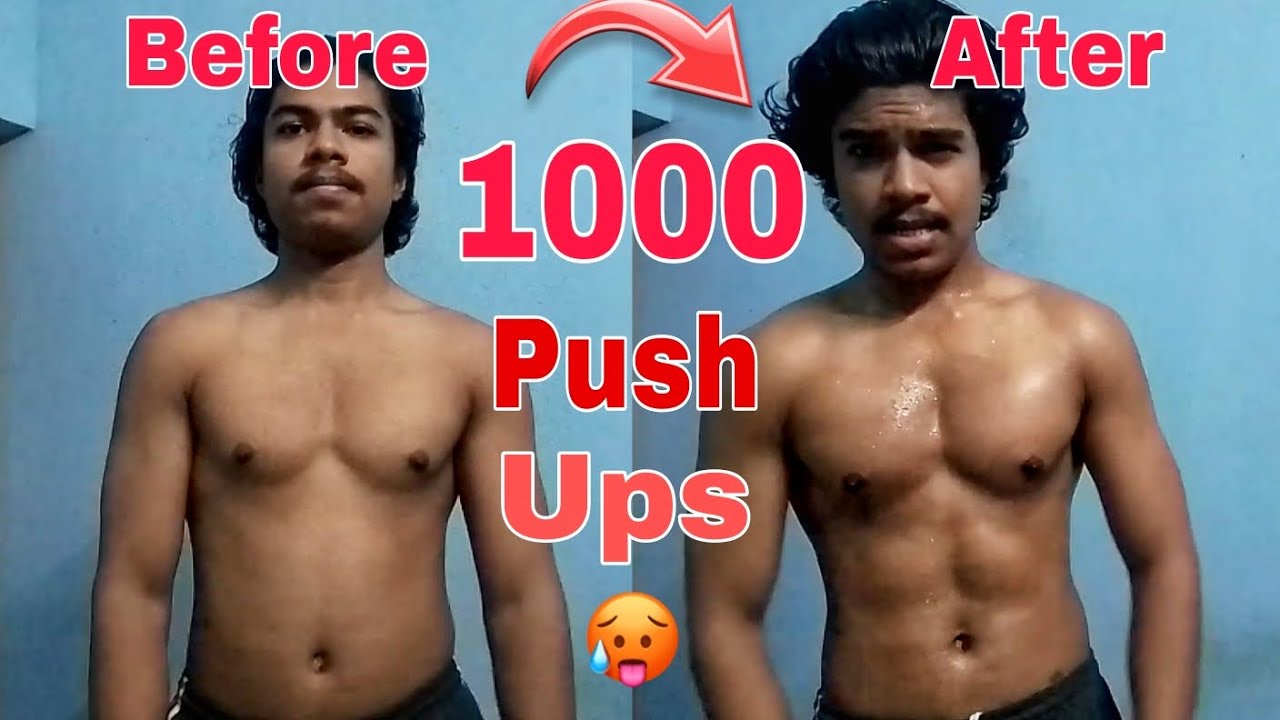 ONLY Push Up CHALLLANGE // Amazing Transformation || 12 Sets - YouTube