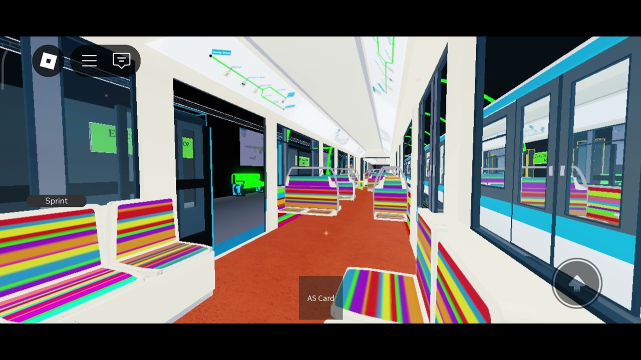 Full Journey on the Roblox Line 1 from Ionaty Street to Shipley Avenue ...