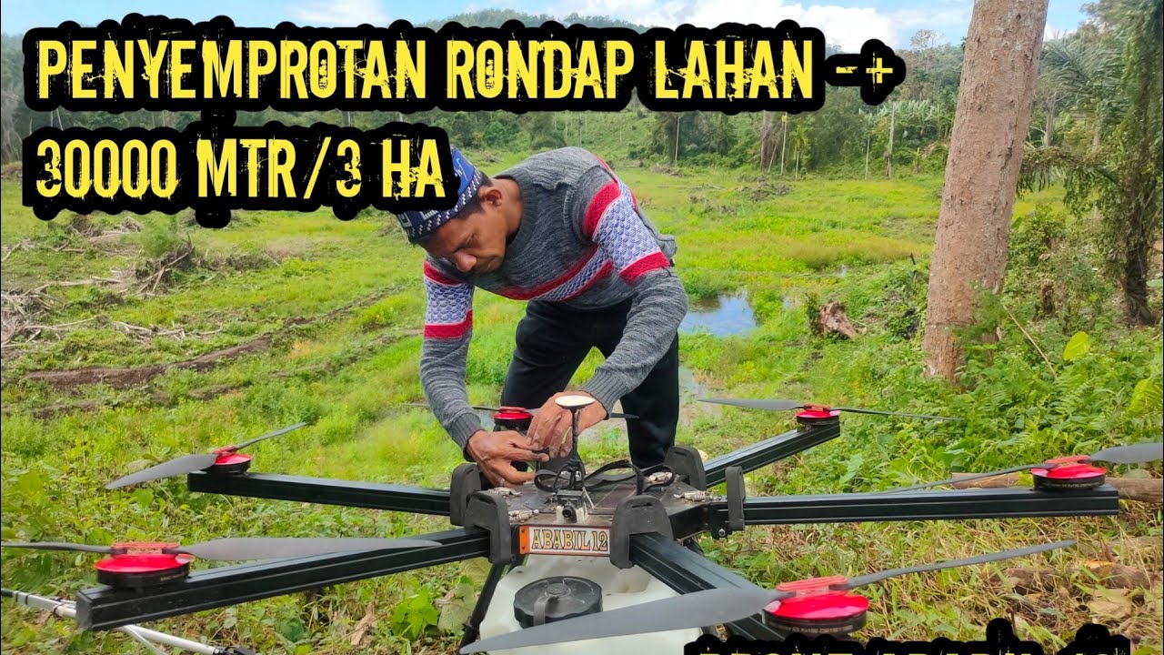 Drone Ababil 12 [ RONDAP RUMPUT -+ 30000 meter ] Lamteuba, Aceh Besar ...