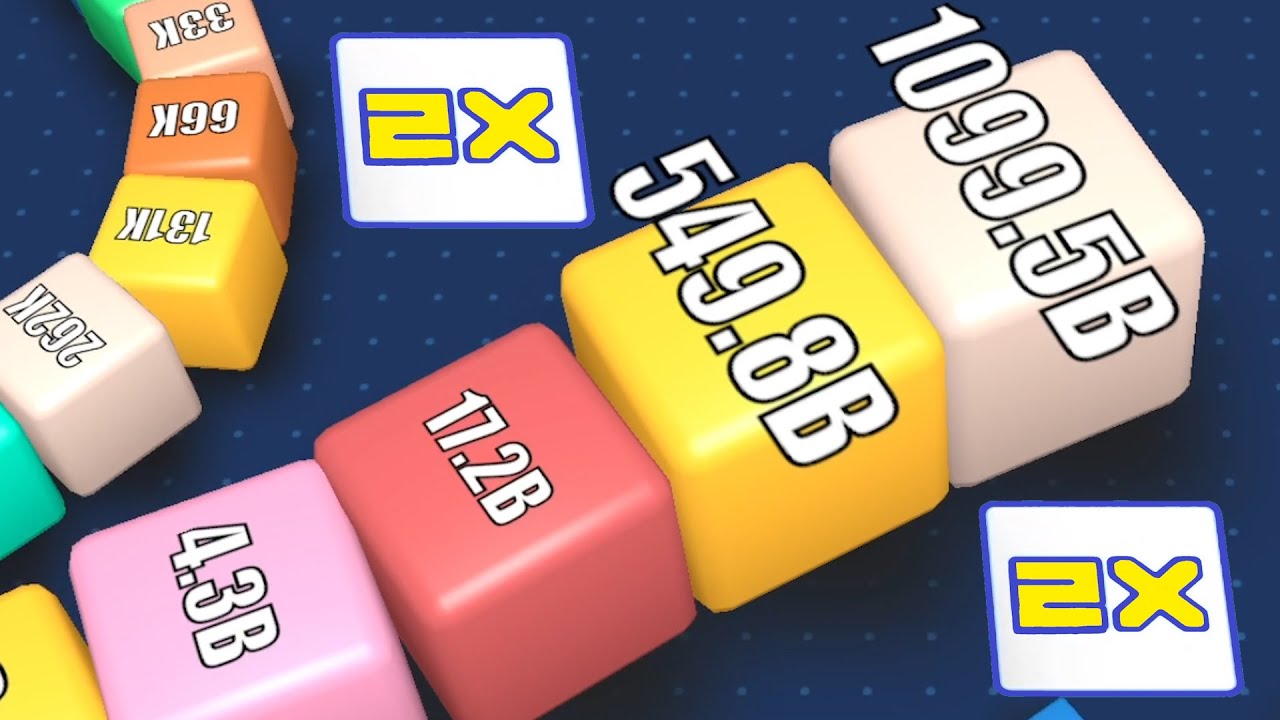 Cubes 2048.io Game 🎲 How to play 🎲 Gameplay - YouTube