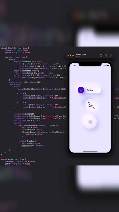 🔘 Long Press Buttons ☑️ Coding Iosapp Swiftui Xcode Hacking 100daysofswiftui Ios Youtube