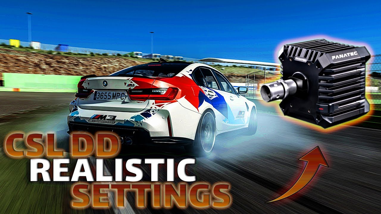 The Most Realistic Steering Wheel Settings for SIM Drifting And No HESI ...