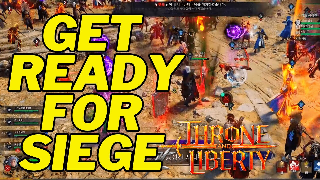 Throne and Liberty SIEGE GUIDE - Get Ready For First Big Siege After ...