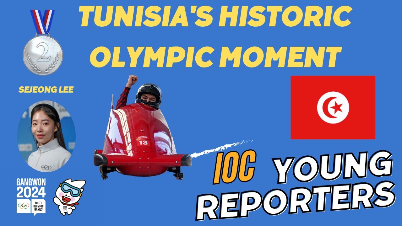 Tunisia's Jonathan Lourimi Makes History at Gangwon 2024 - YouTube