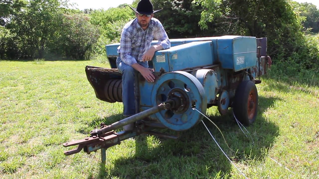 Ford 532 Hay Baler - Ranch Hand Tips - YouTube