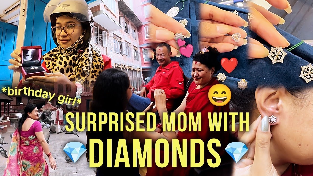 GIFTED MOMMY DIAMONDS !! | MOM'S BDAY VLOG - YouTube
