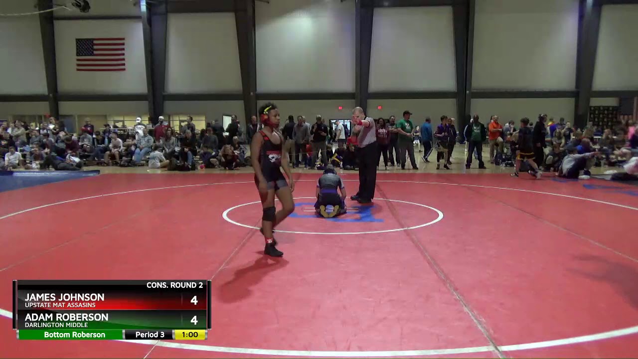 MS 87 Adam Roberson DARLINGTON MIDDLE Vs James Johnson UPSTATE MAT ...