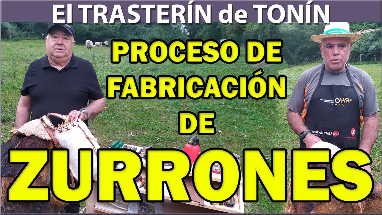 ZURRONES - Proceso de fabricación del zurrón tradicional. - YouTube