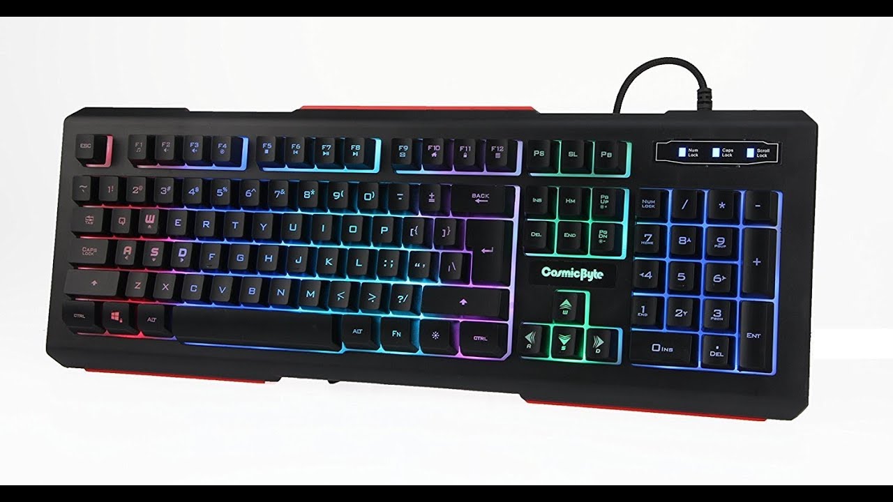 Cosmic Byte Gaming Keyboard | Unboxing | 2018 - YouTube