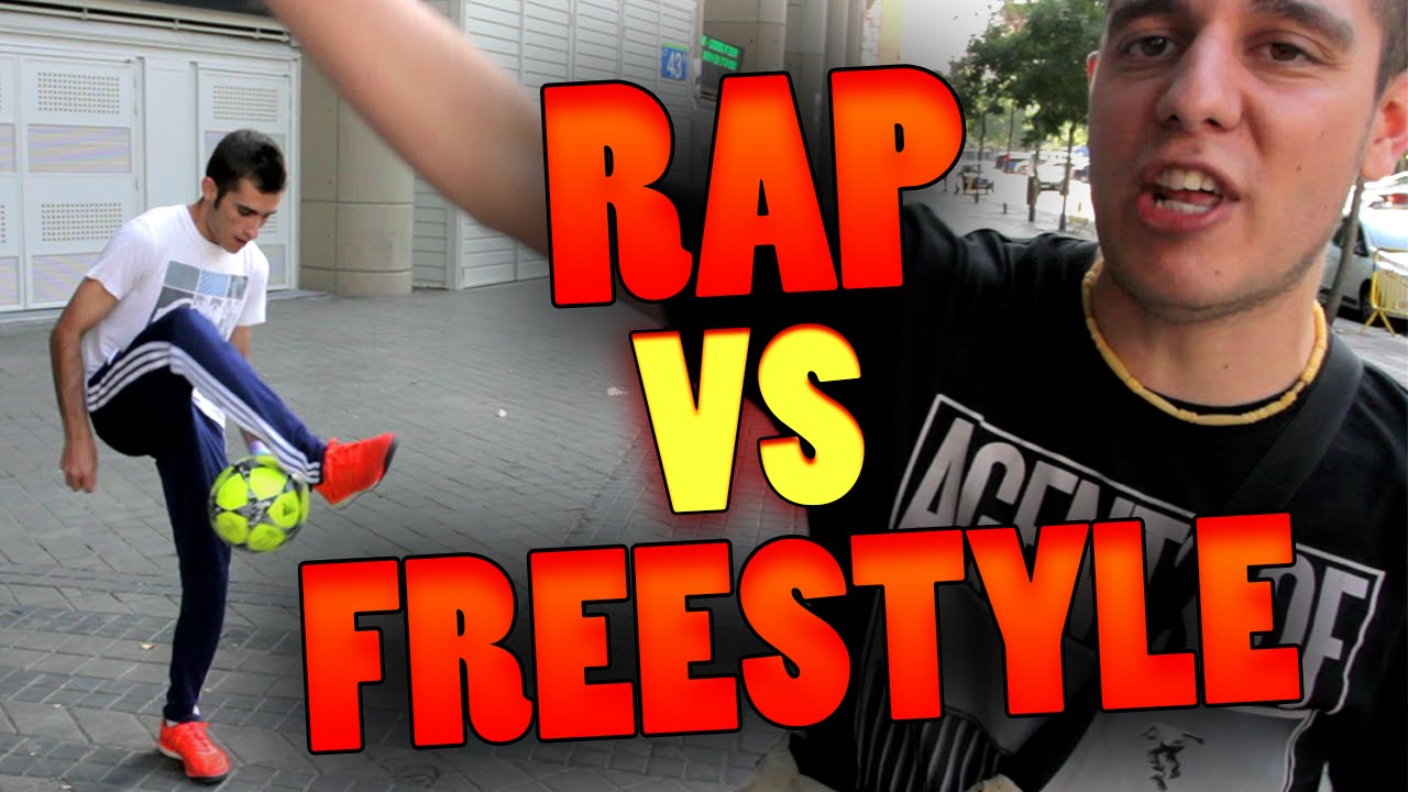 Lo Nunca Visto - Freestyle Football VS Rap - Improvisando RAP & Skills ...