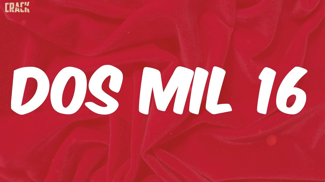 Bad Bunny - Dos Mil 16 (Lyrics) - YouTube