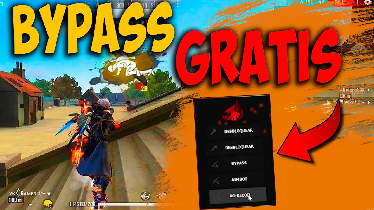 BYPASS EMULADOR GRÁTIS AIMBOT E NO RECOIL - FREE FIRE BYPASS - YouTube