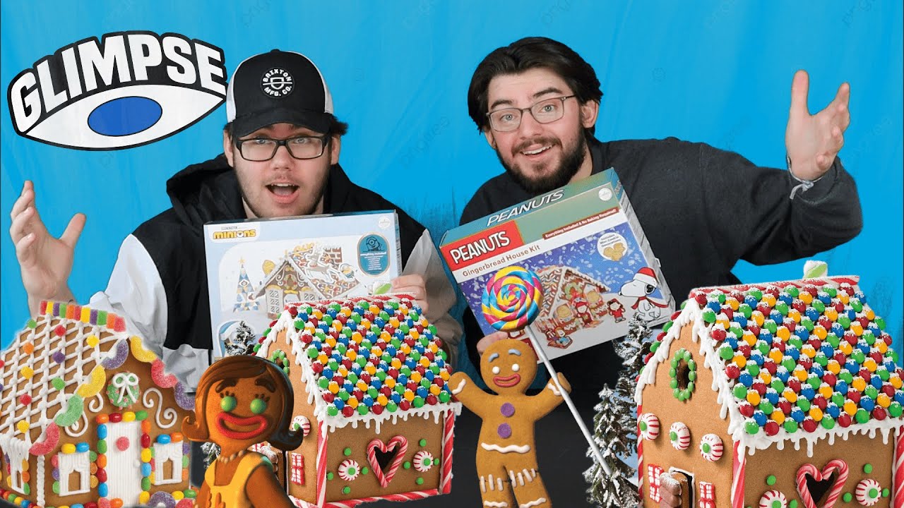 we messed up...(GINGERBREAD HOUSE MAKING) - YouTube