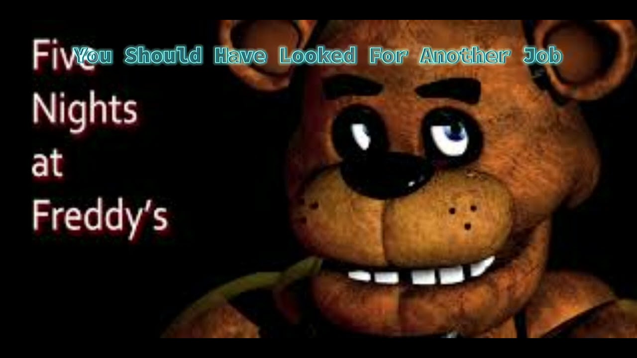 FIVE NIGHTS AT FREDDY'S 1 SONG 🎵 WITH LYRICS FULL - YouTube