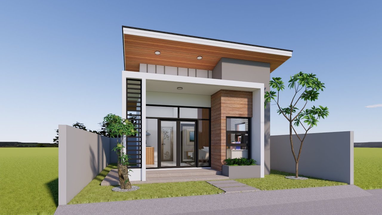 Modern Small House Design 5x5 Meter (25 Sqm) | Minimalist Home ideas ...