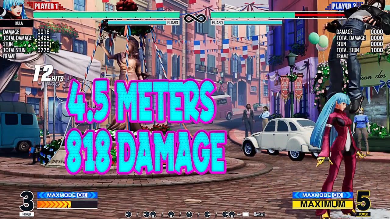 KOF XV: KULA - New Combo ! - YouTube