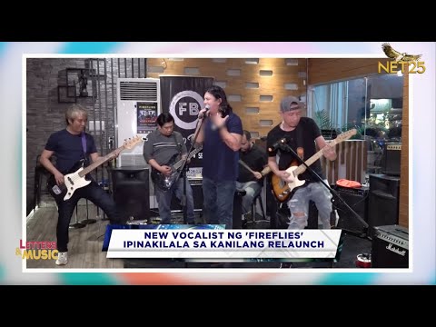 New vocalist ng 'Fireflies' ipinakilala sa kanilang launching - YouTube