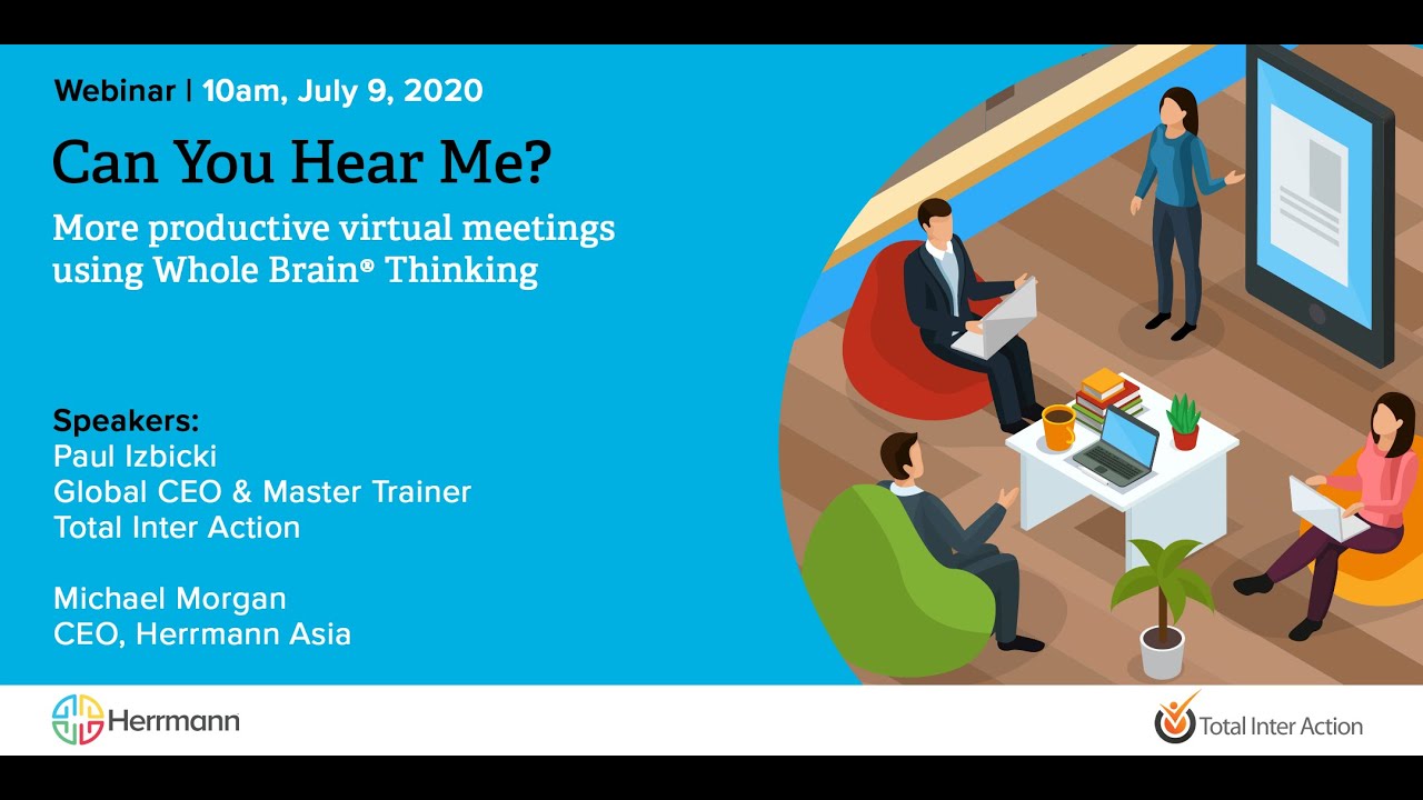 Can You Hear Me? Virtual meetings using Whole Brain® Thinking - YouTube
