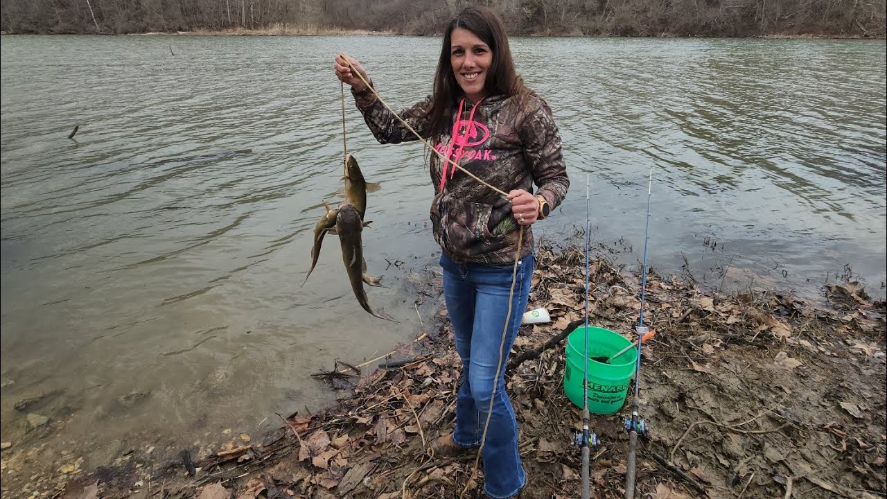 Windy day Catfishing - YouTube