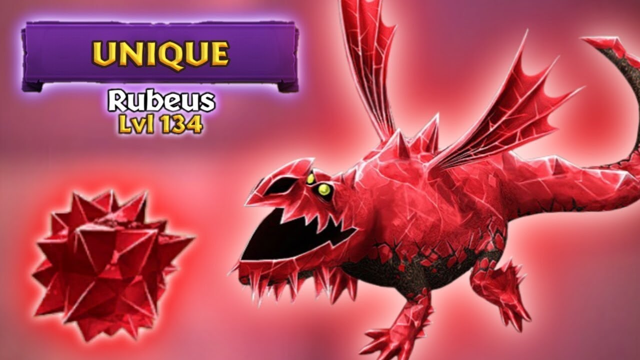 Rubeus (New Unique Groncicle) Titan Mode Max Level 134 | Dragons: Rise ...