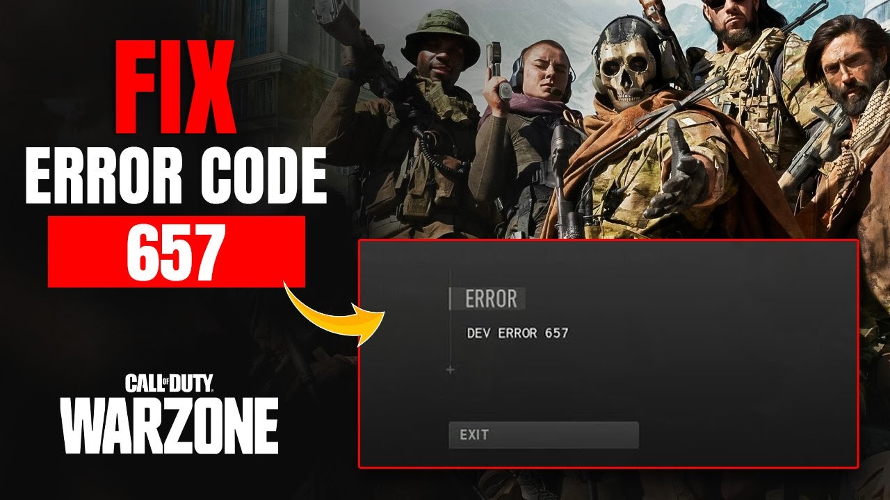 How To Fix Dev Error 657 In Call Of Duty Warzone On Pc Cod Warzone 3 Dev Error 657 On Windows