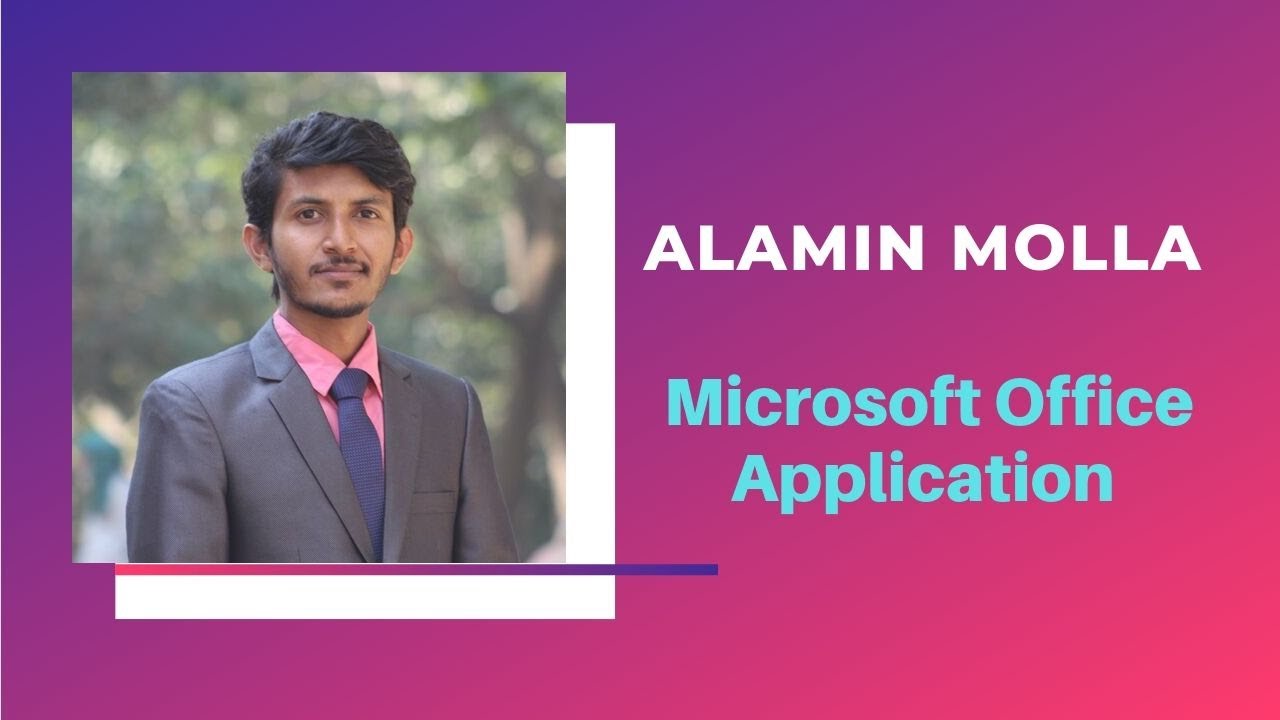 Microsoft Office 2020 l MS Word Part 1 - YouTube