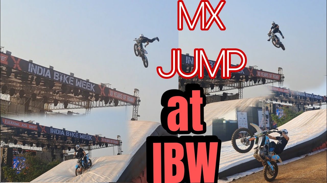 MX Jump at IBW 2023 || FMX JUMP at IBW GOA || Khatarnak Stunts - YouTube