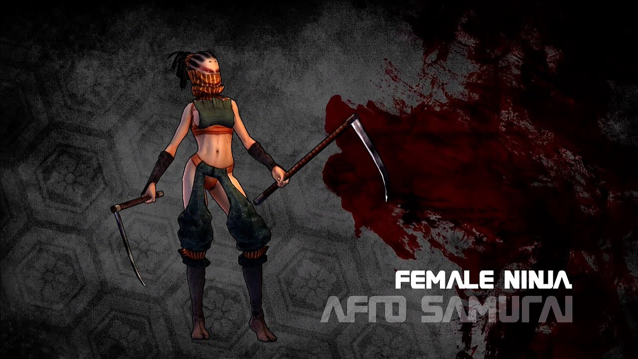 Afro samurai Finishing moves on Kunoichi - YouTube