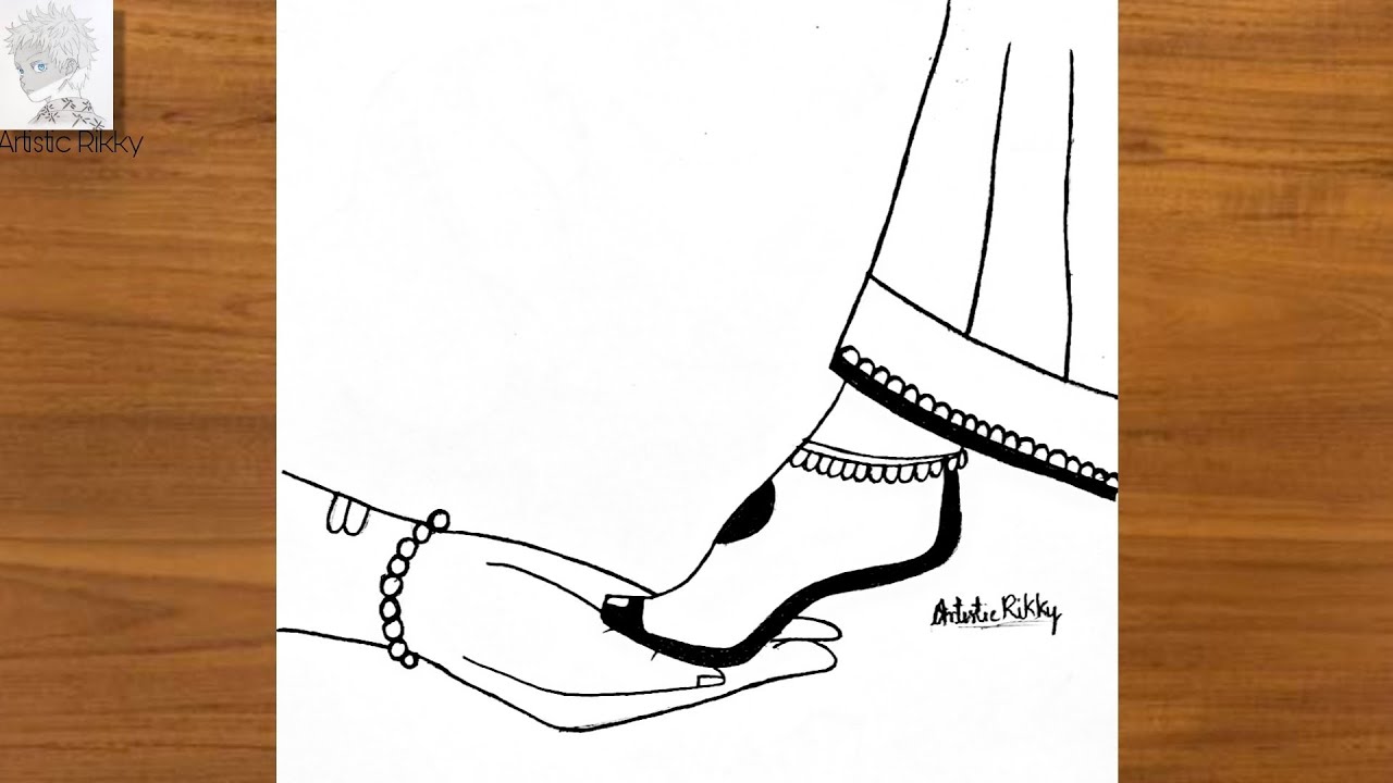 Shiv Parwati Drawing Step by Step | How to draw Shiv And Parwati ...